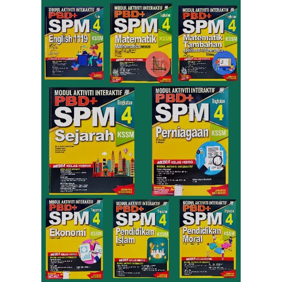 BUKU LATIHAN - MODUL AKTIVITI INTERAKTIF PBD+ SPM TINGKATAN 4 ( SASBADI ) | Shopee Malaysia