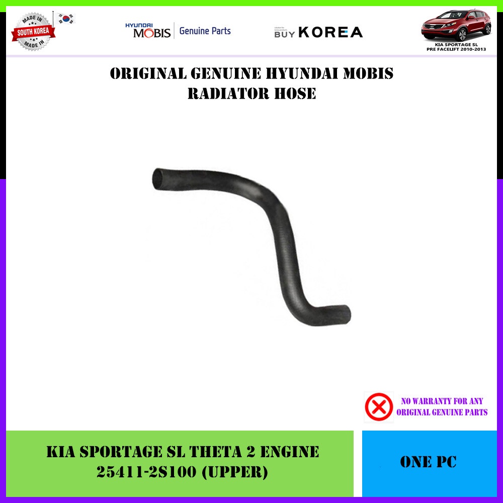 Kia Sportage SL Theta 2 Engine Genuine Mobis Radiator Hose (Upper 25411 ...