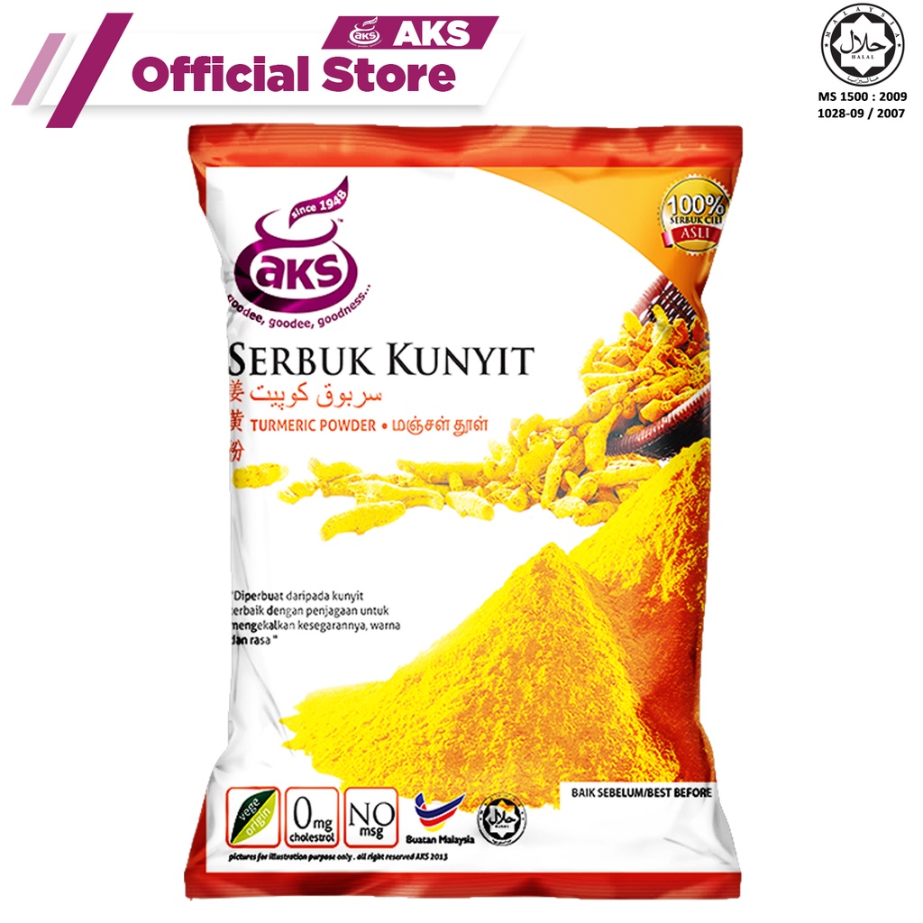 AKS Serbuk Kunyit / Turmeric Powder [125GM] | Shopee Malaysia