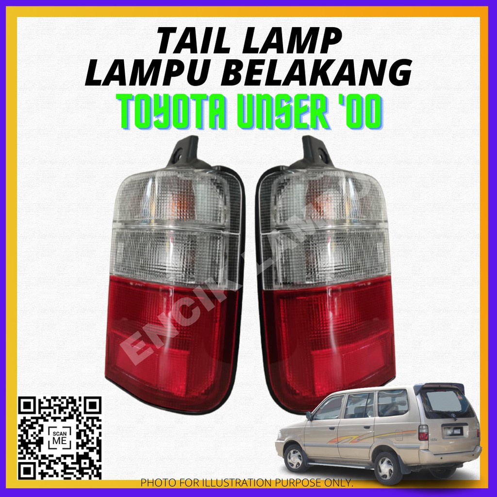 TOYOTA UNSER 2000 TAIL LAMP LAMPU BELAKANG LIGHT REAR 100% NEW BARU ...