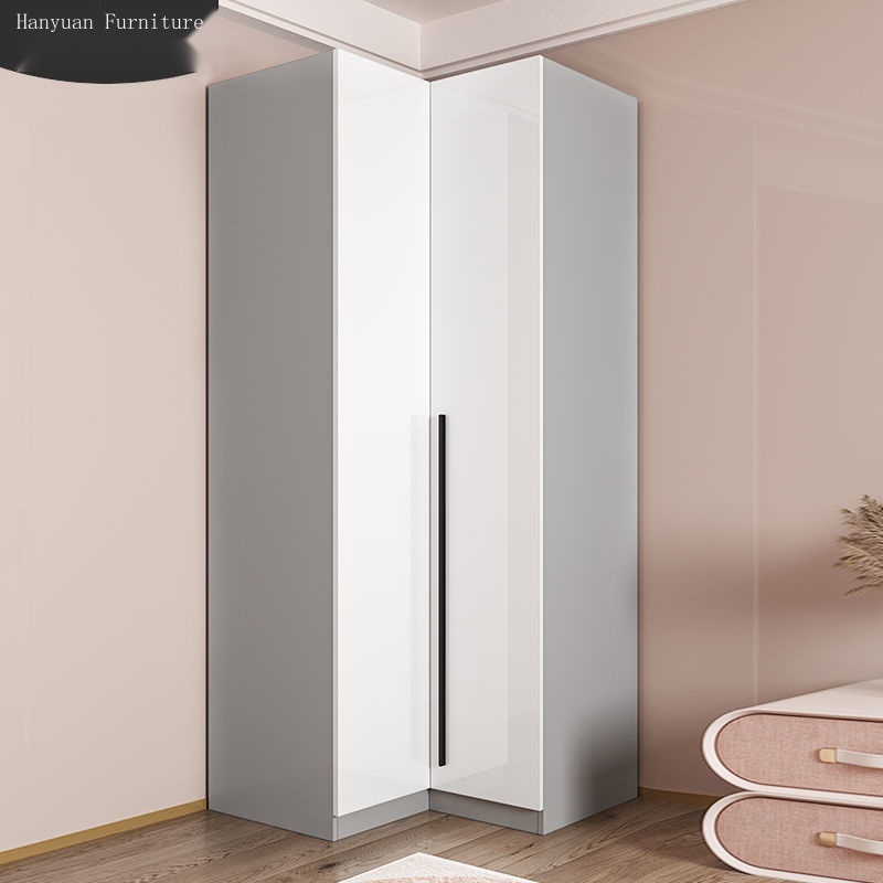 Corner wardrobe home bedroom L-shaped combination small apartment ...
