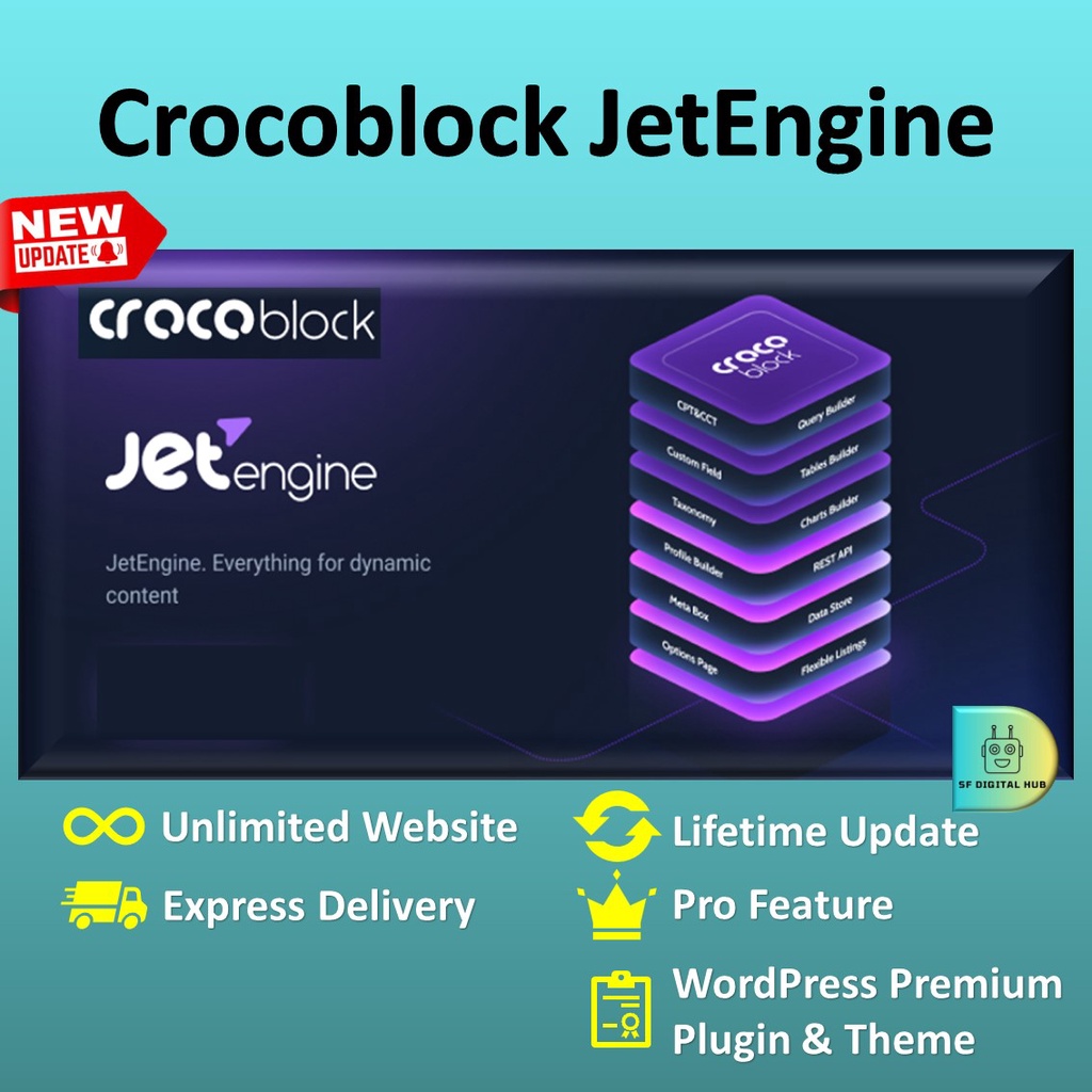 Crocoblock JetEngine For Elementor [Unlimited Website + Lifetime ...