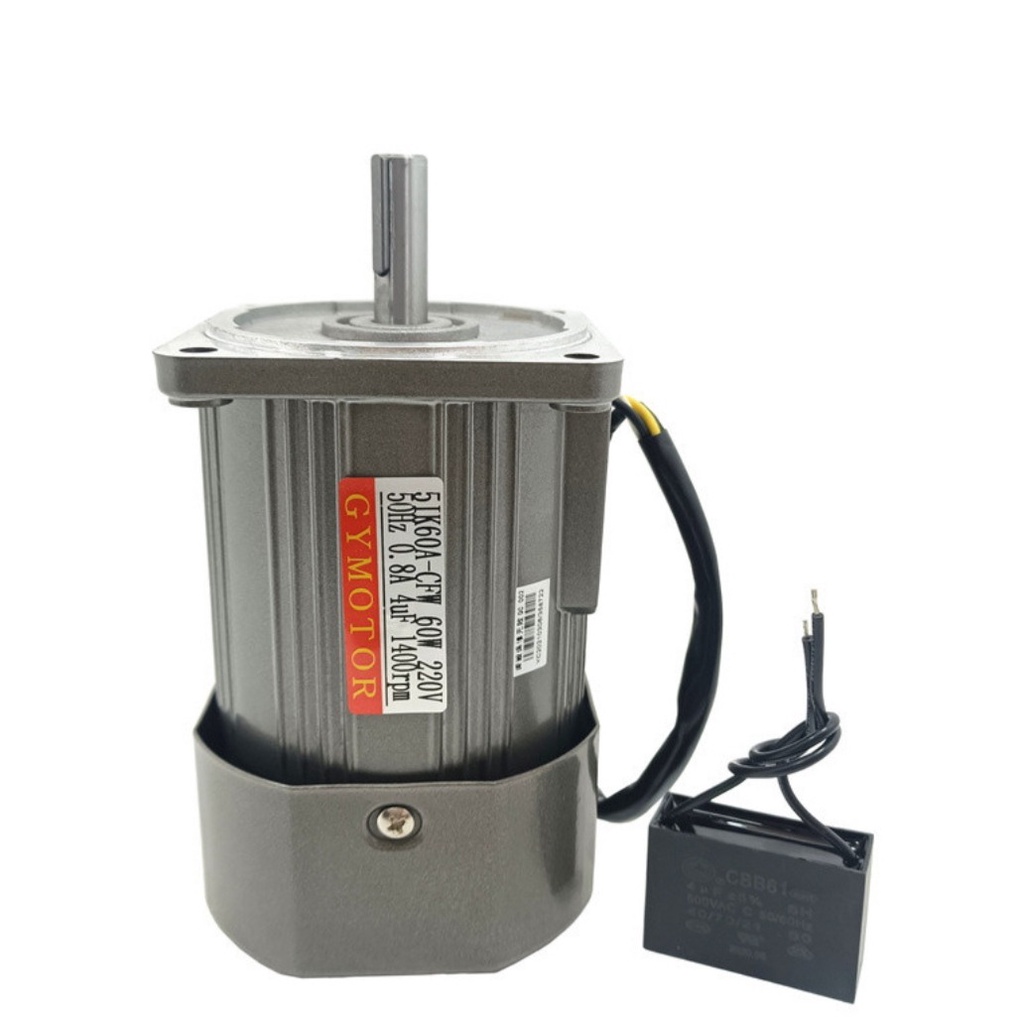 60W Shaft 12mm AC 220V Single Phase 380V Three Phase,1400rpm AC ...
