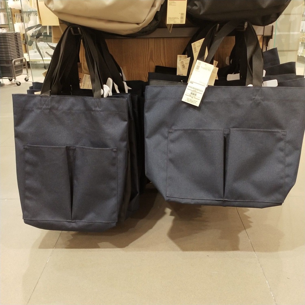 Muji tote bag shoulder bag large bag light shopping bag Muji tote bag ...