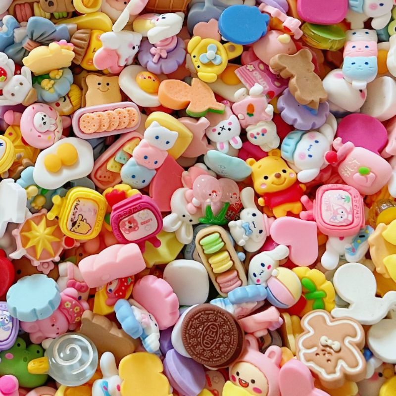 3D Cartoon Sticker Resin Stickers Random waterproof safe bottle PVC 10 ...