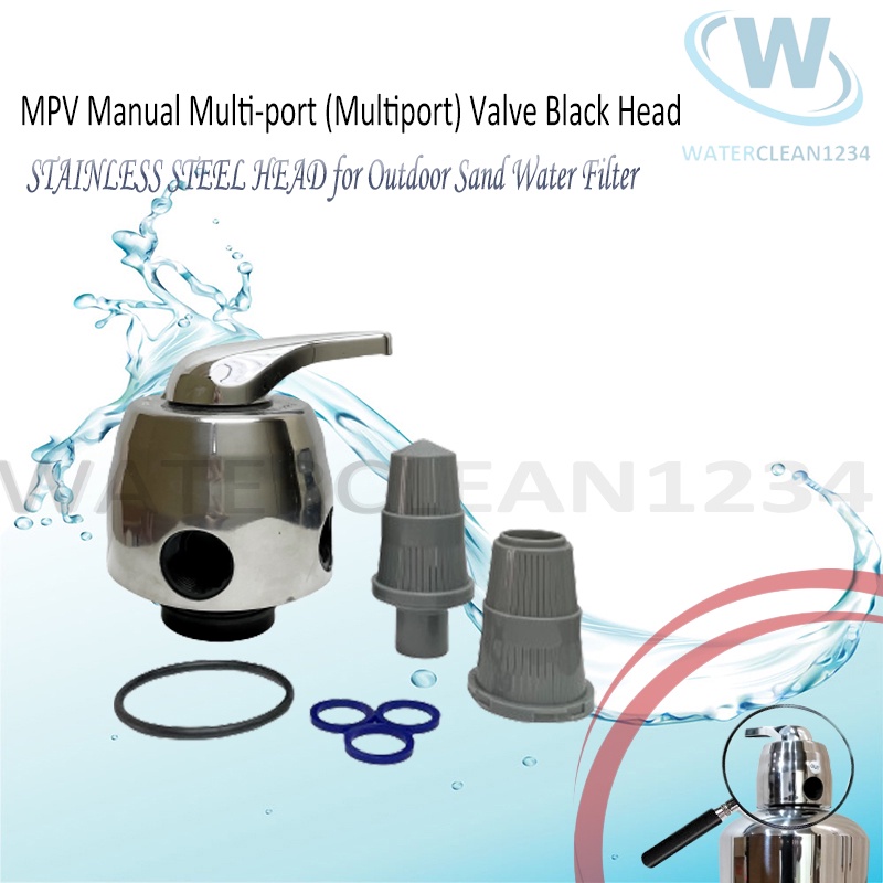 Manual Multi-port (Multiport) Valve MPV SUS Head for Outdoor Water ...