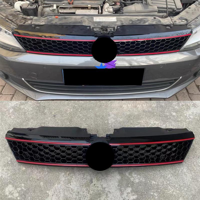 ABS Front Bumper Mask Mesh Cover Racing Grille Honeycomb Grill Center ...