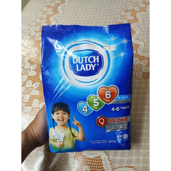 Susu Dutch Lady 456 Biasa 850g | Shopee Malaysia