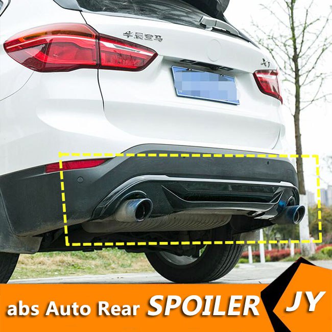 For BMW X1 F48 Body kit spoiler 2017-2019 For BMW 1 series ABS Rear lip ...