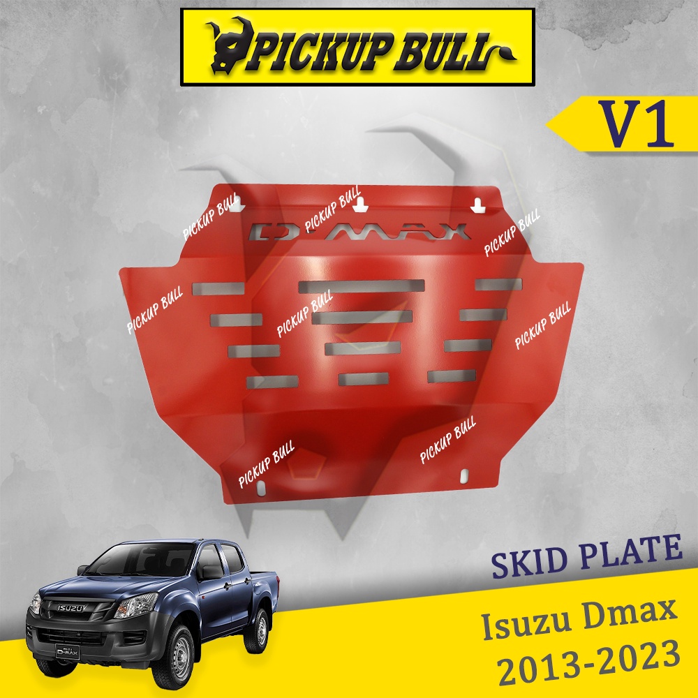 Isuzu Dmax stone guard enjin cover enjin Skid plate red /dmax enjin ...