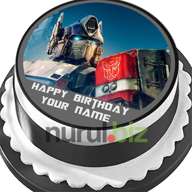 ROB-004 EDIBLE IMAGE / ICING PAPER TRANSFORMERS (HALAL/PRE-CUT/1-PCS ...