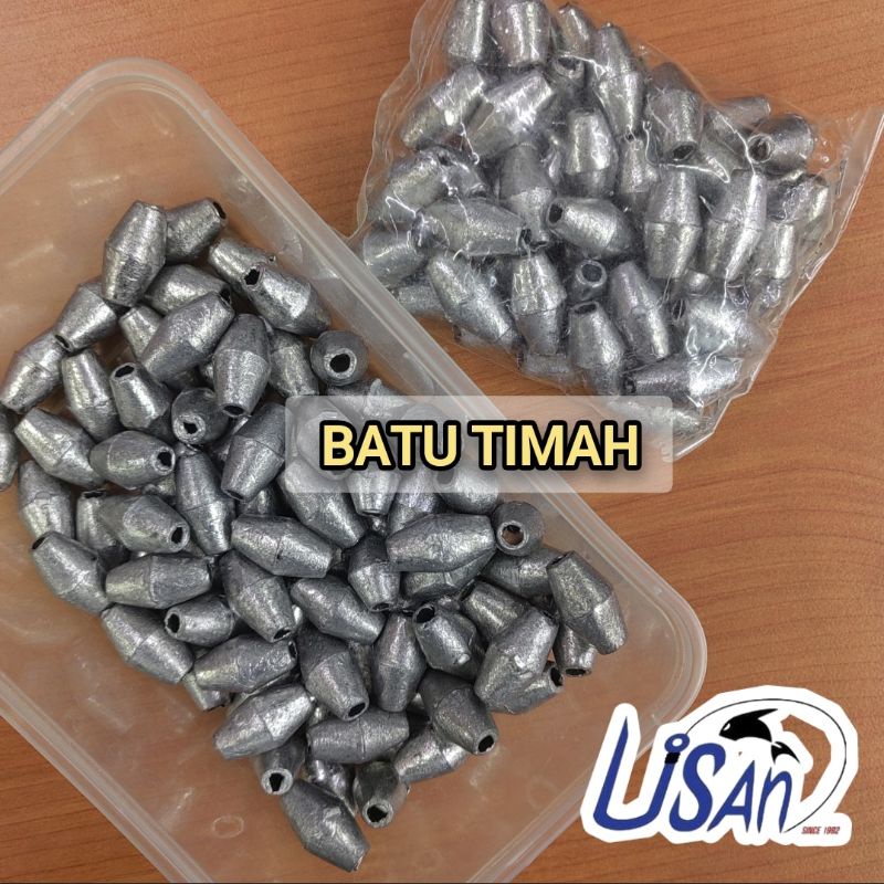 (PACK) 1 KG Batu Timah Pukat Jaring Ikan/Lead Sinker/ Batu Jaring Pukat ...