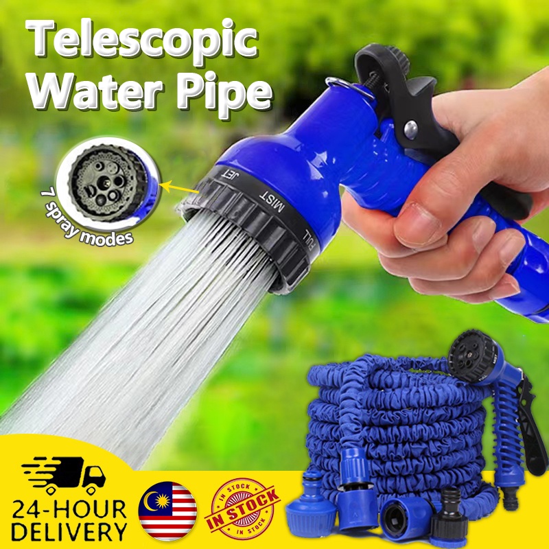 250FT-25FT Expandable Magic Hose Home Garden Water Hose Multifunction ...