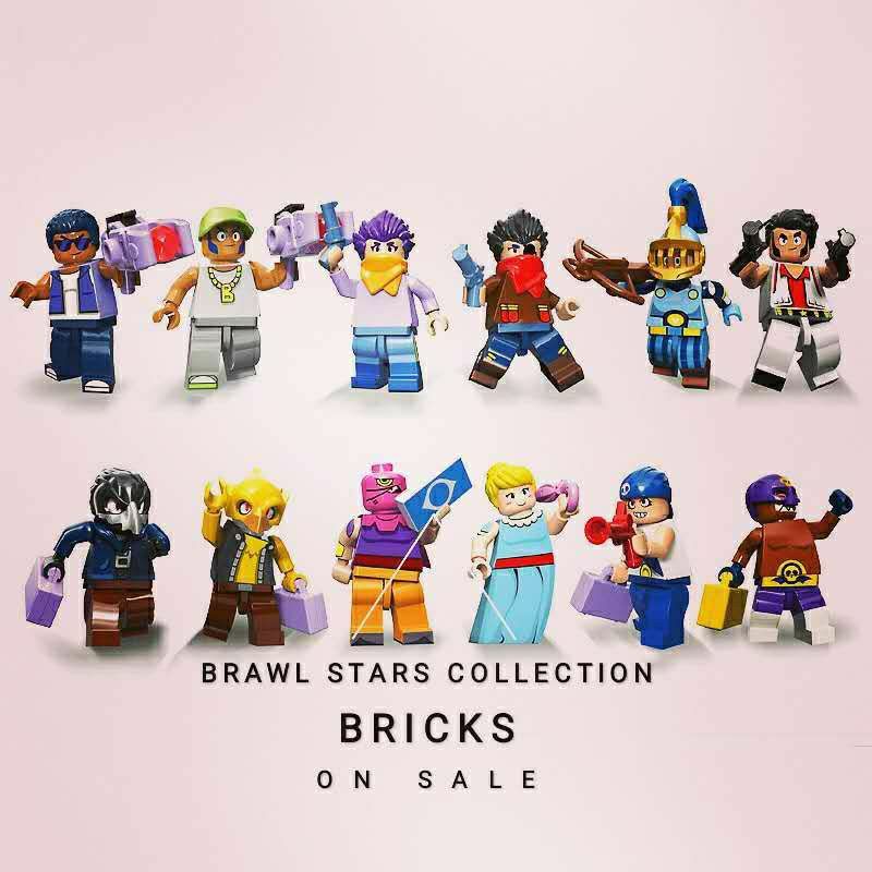 Brawl Stars Birthday Gifts Party Mini Lego Brawlers Figure 🔥 Best ...