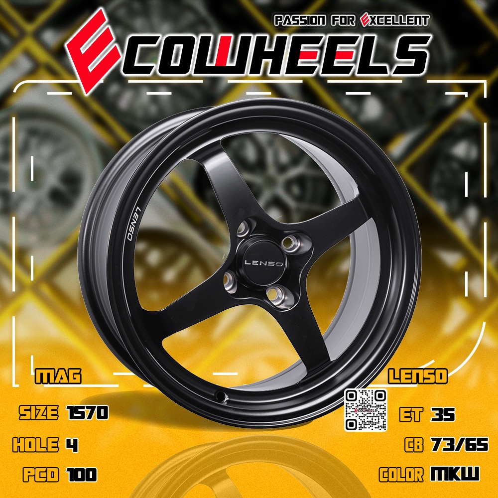 Original LENSO Wheels | OTHER MAG 15 Inch 4H100 | Shopee Malaysia