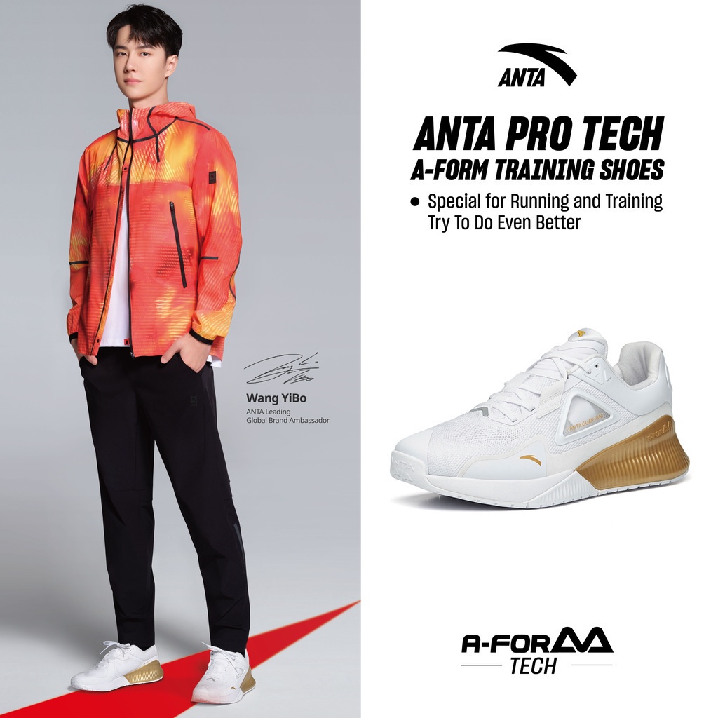 ANTA Men Pro Tech A-Form Cross-Training Shoes Gym Shoes Sport Shoes ...