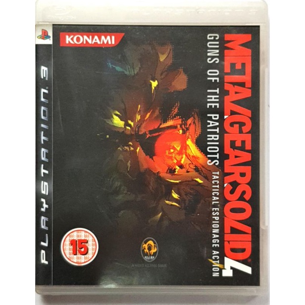 PS3 GAME METAL GEAR SOLID 4 GUNS OF THE PATRIOTS TACTICAL ESPIONAGE ...