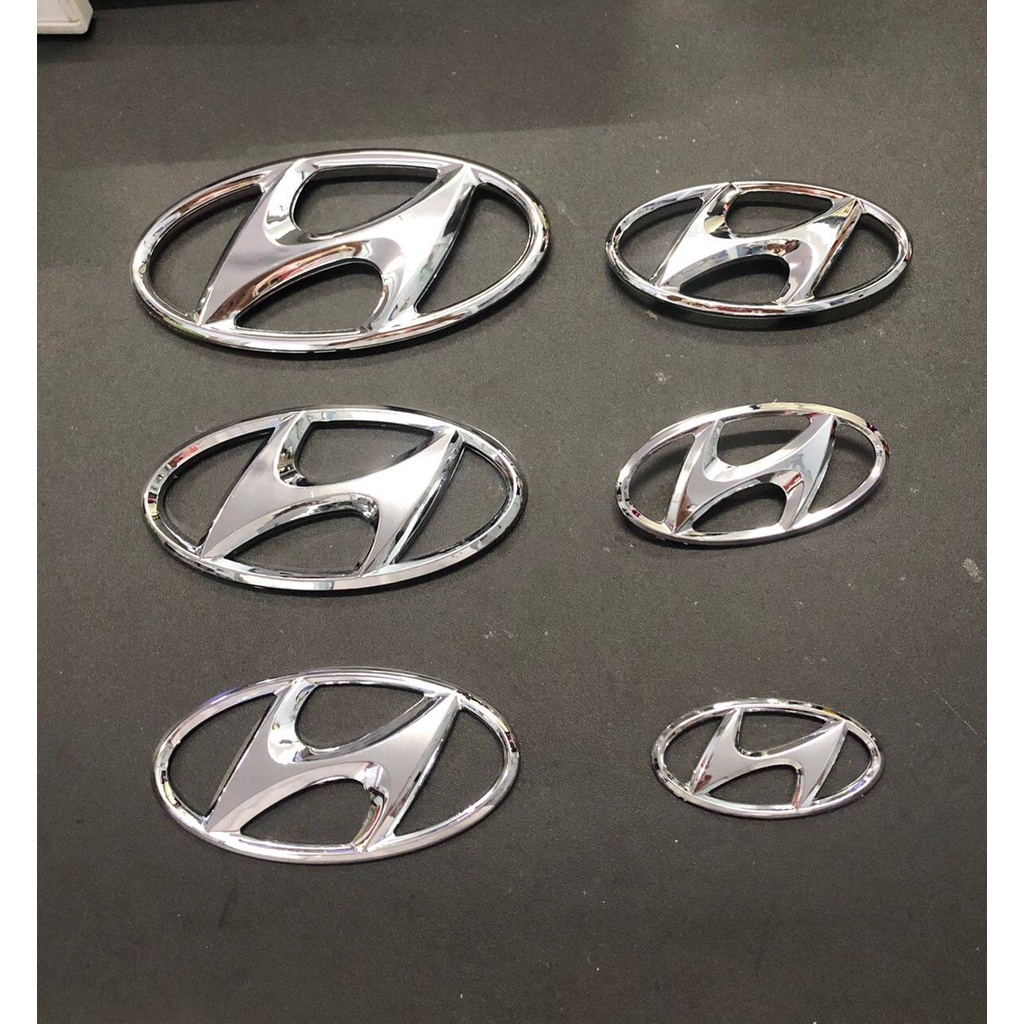 Hyundai Front Rear Emblem Logo | Shopee Malaysia