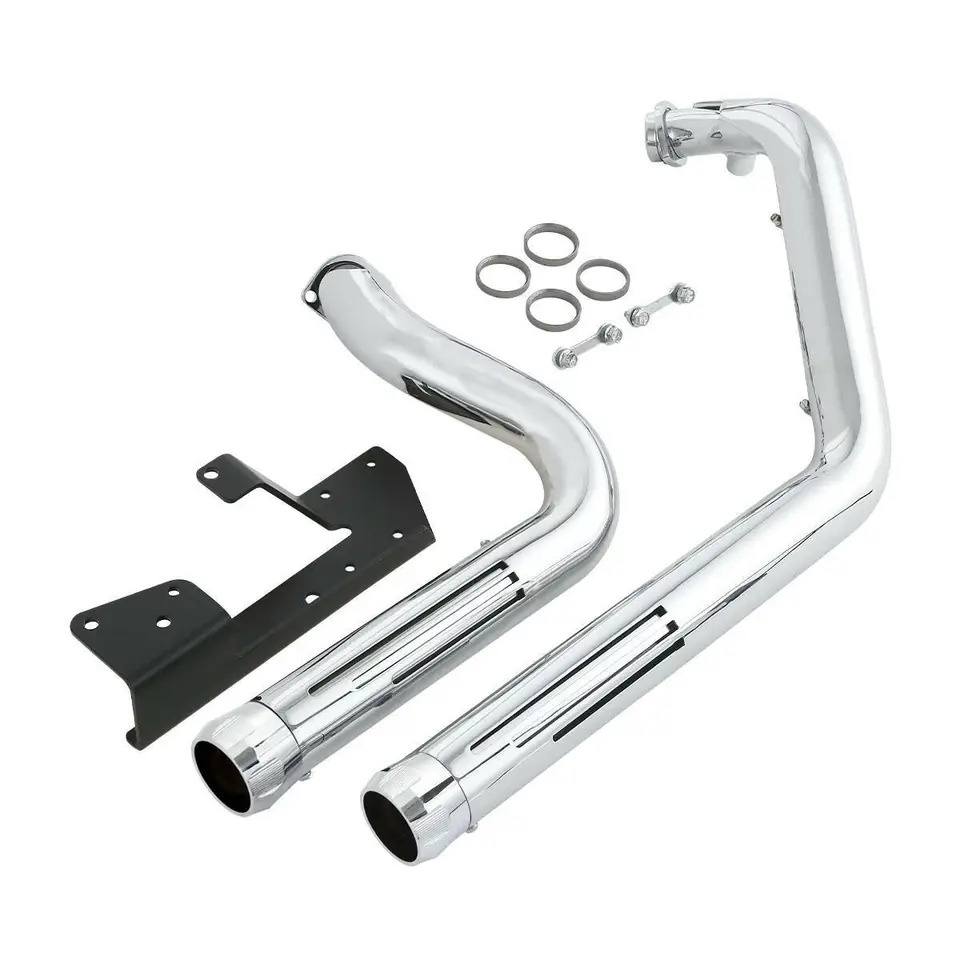 Motorcycle Staggered Shortshot Exhaust Pipes For Harley Sportster 883 ...