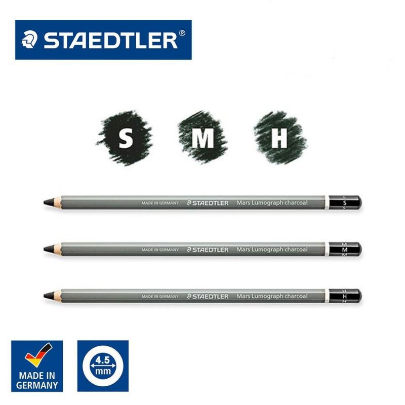 Staedtler Mars Lumograph Charcoal Pencil (Hard, Medium , Soft) | Shopee Malaysia