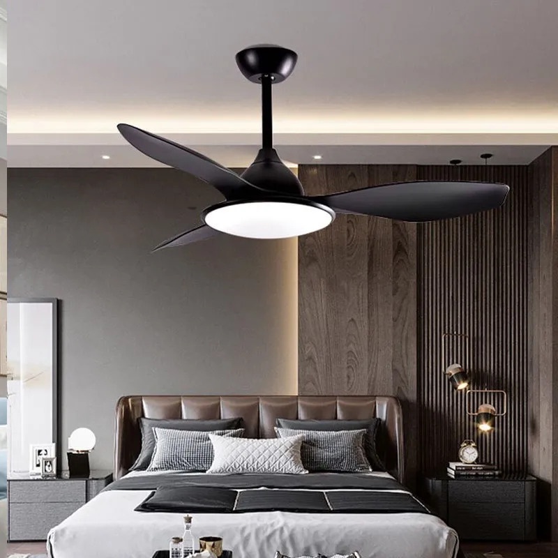 52inch Fans With Light 6 Speeds Led Frequency Conversion Remote Control ...