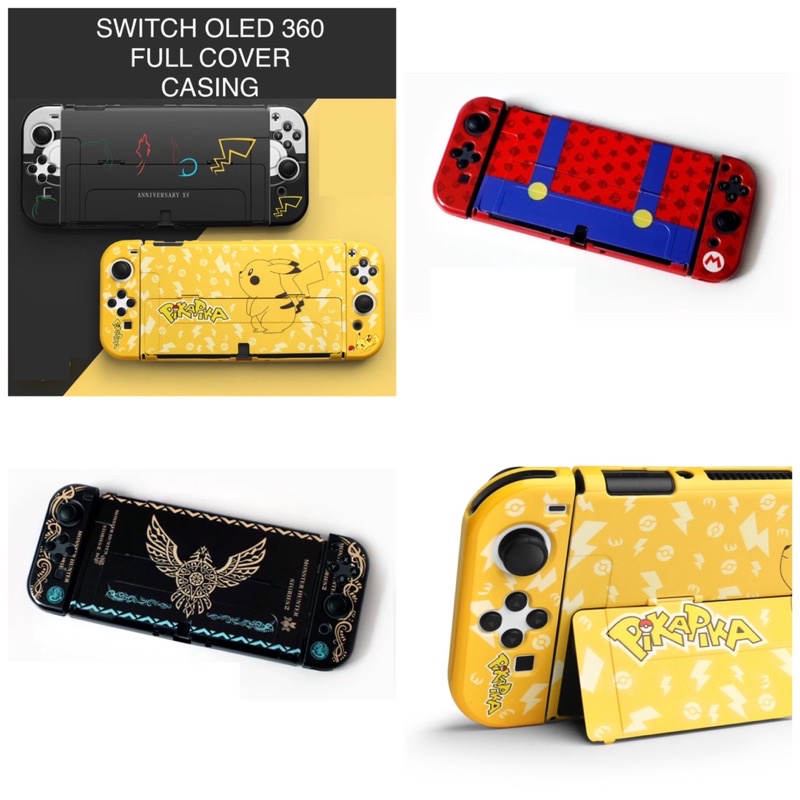 NINTENDO SWITCH OLED COVER CASING 360 FULL CASING COVER | Shopee Malaysia
