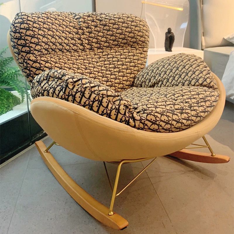 Nordic light luxury rocking chair lounge chair lazy balcony home ...