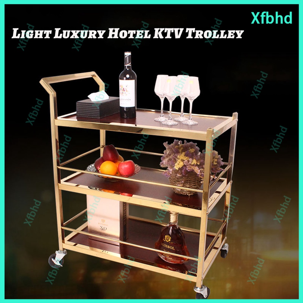 Dining Car Trolley Restaurant Meal Delivery Drinks Trolley KTV Tea and ...