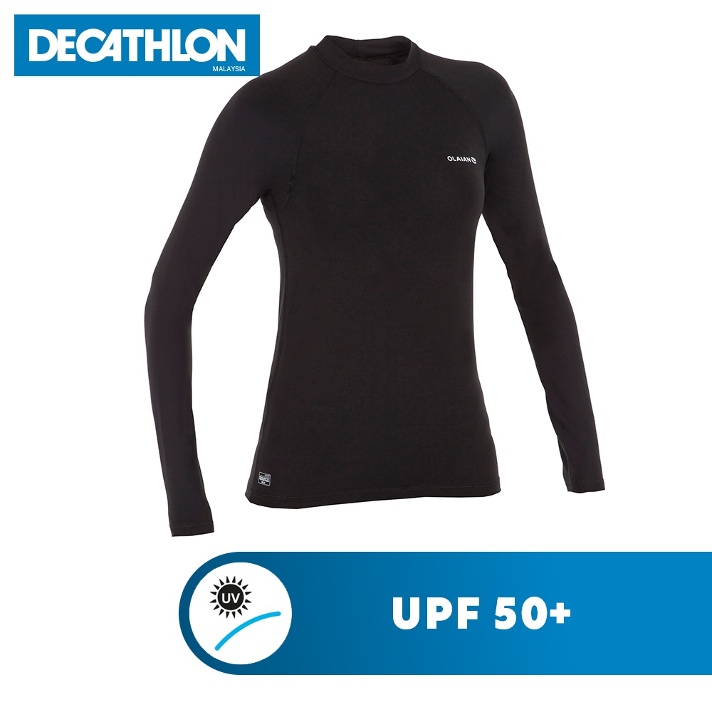 Decathlon Women's UPF50+ Long Sleeve Surfing/ Swimming/ Snorkeling ...