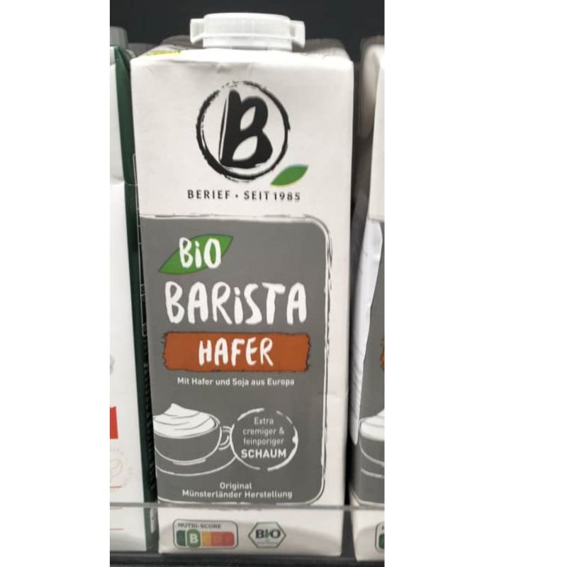 Berief Bio Barista Hafer Gluten Free Oat Drink, 1 Liter | Shopee Malaysia