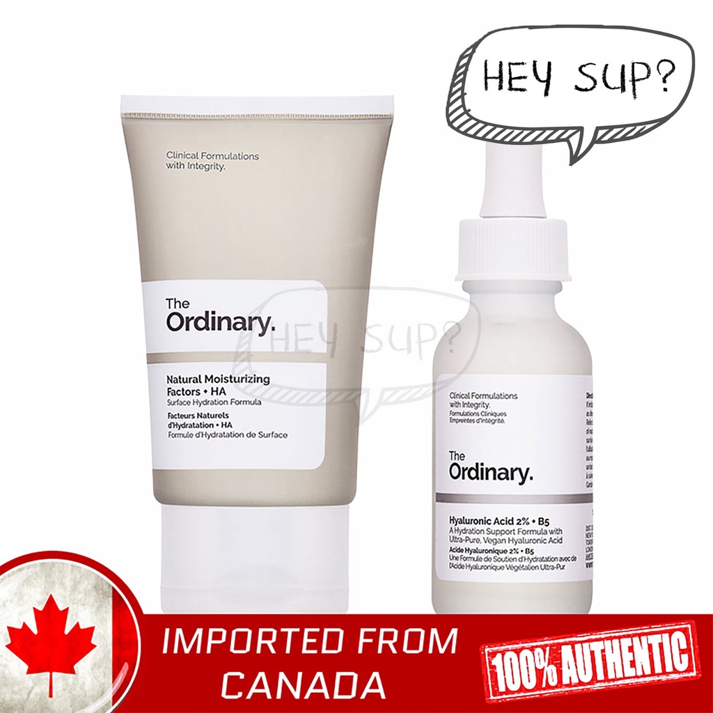 The Ordinary Hydration Set Hyaluronic Acid 2% + B5 + Natural ...
