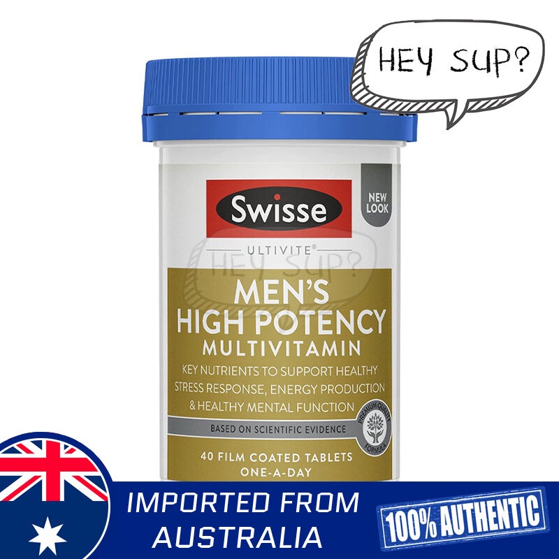 Swisse Men's High Potency Multivitamin 40 Tablets | Shopee Malaysia