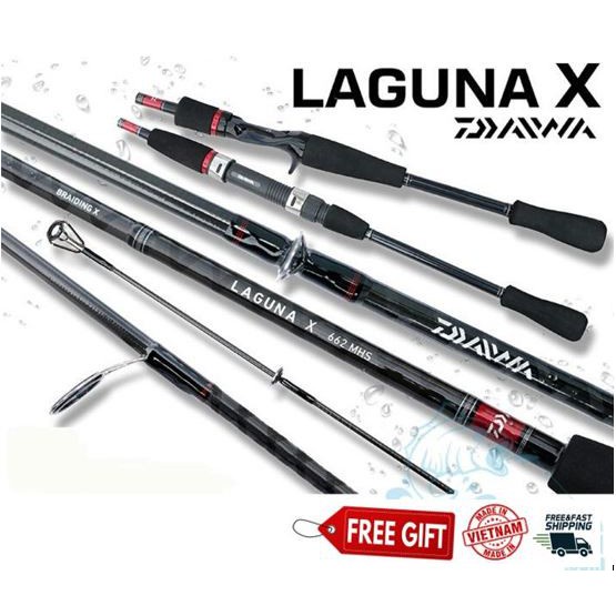 Daiwa Laguna X 602 MHB casting rod 10-20LB Made In Vietnam ( Medium ...