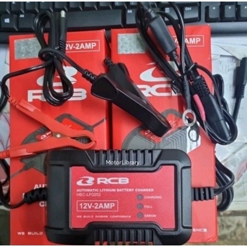 RCB Automatic Lithium Battery Charger ( 12V 2A ) | Shopee Malaysia