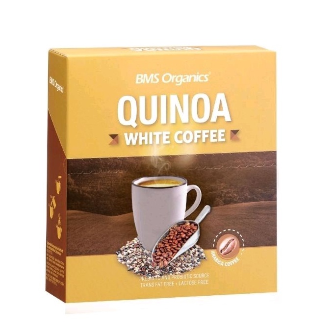 BMS ORGANICS - Quinoa White Coffee [30g X 10Sachets] Exp:3/2026 蔬事藜麦白咖啡 ...