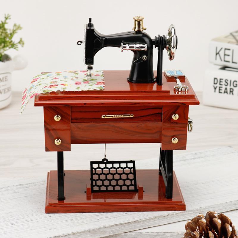 [Ready Stock goods] Classic Small Sewing Machine Feeling Retro Alloy ...
