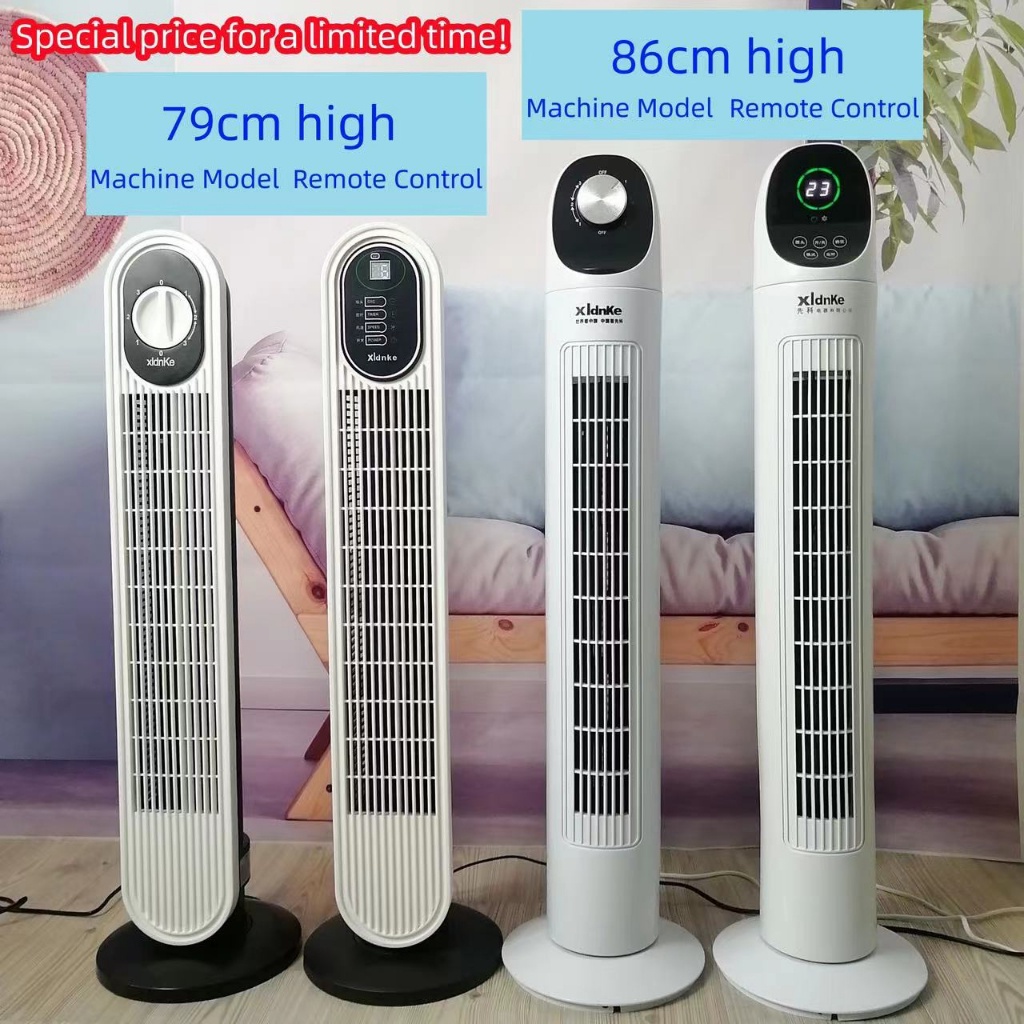 🔥MALAYSIA🔥 Electric Tower Fan with Touch Control Remote control mode ...