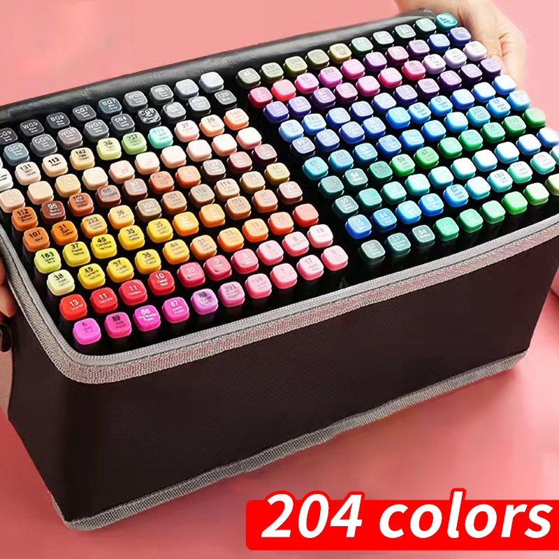 🔥MALAYSIA🔥 262 Colors Painting Alcohol Markers Manga highlighter pen ...