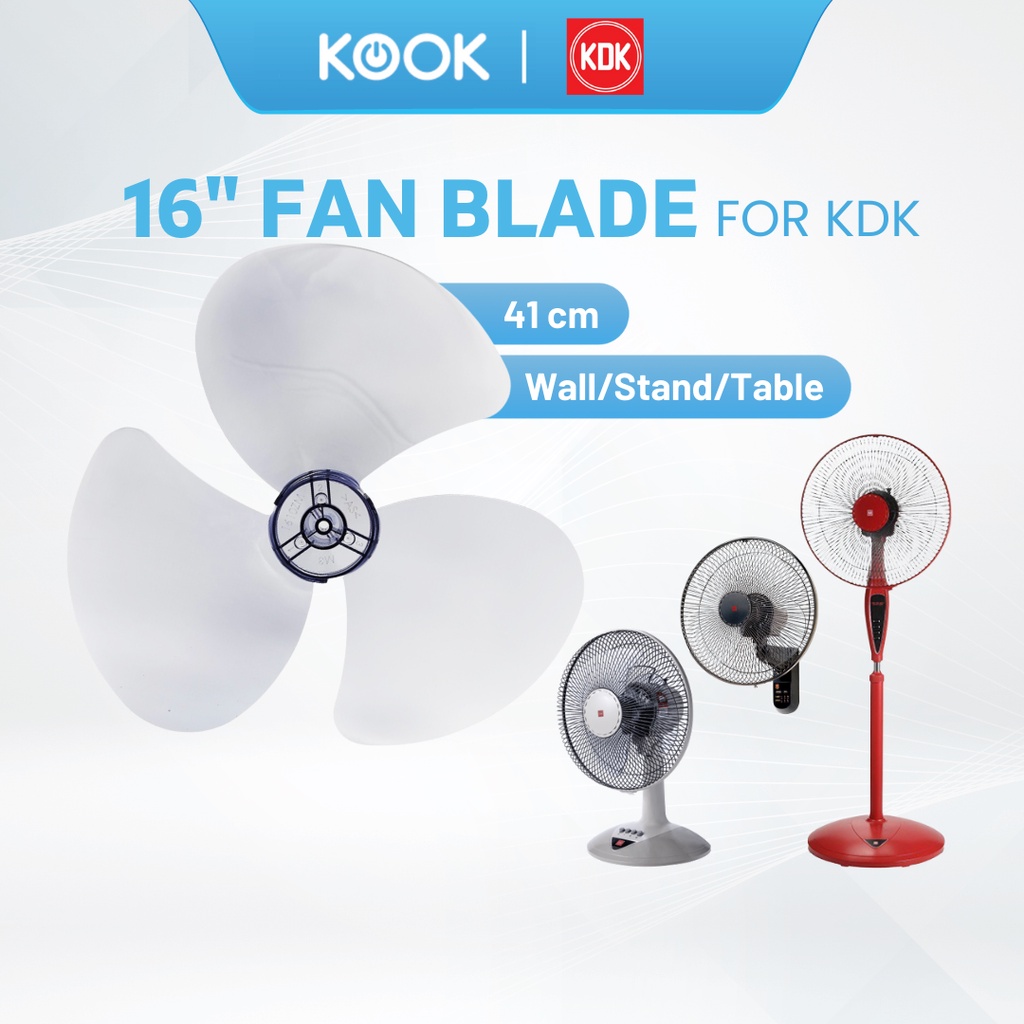KDK Fan Blade 16" For Table Wall Stand Fan Blades only | Shopee Malaysia