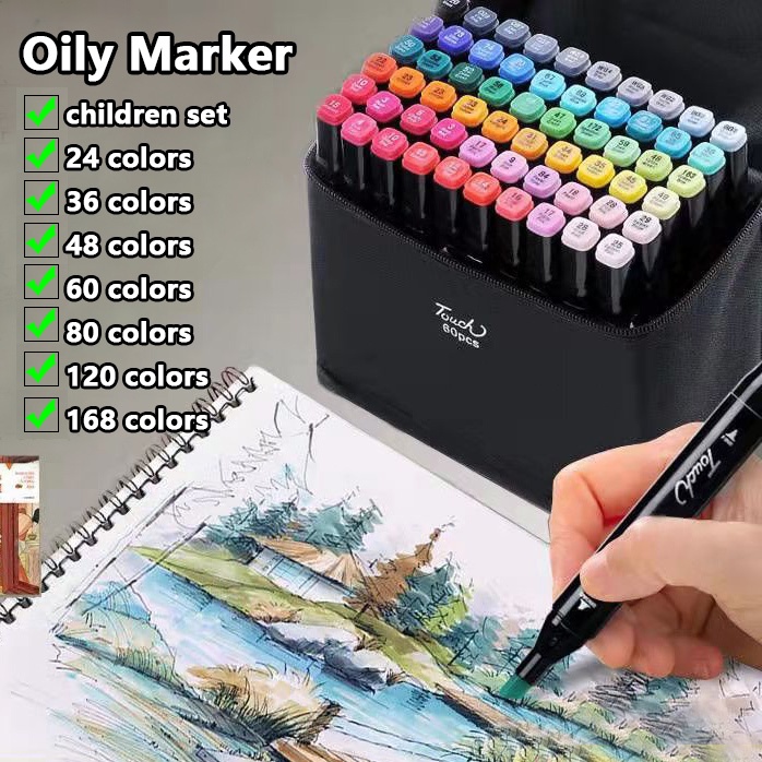 New Art Maker Pen Sketch Set Painting Markers Manga Sketching Markers ...