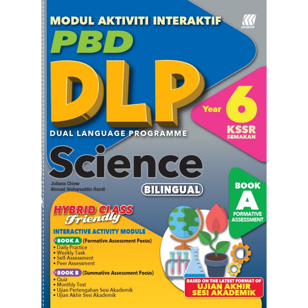 Sasbadi 2024: Latihan Modul Aktiviti Interaktif PBD DLP Sains / Science A+B Tahun / Year 6 ...