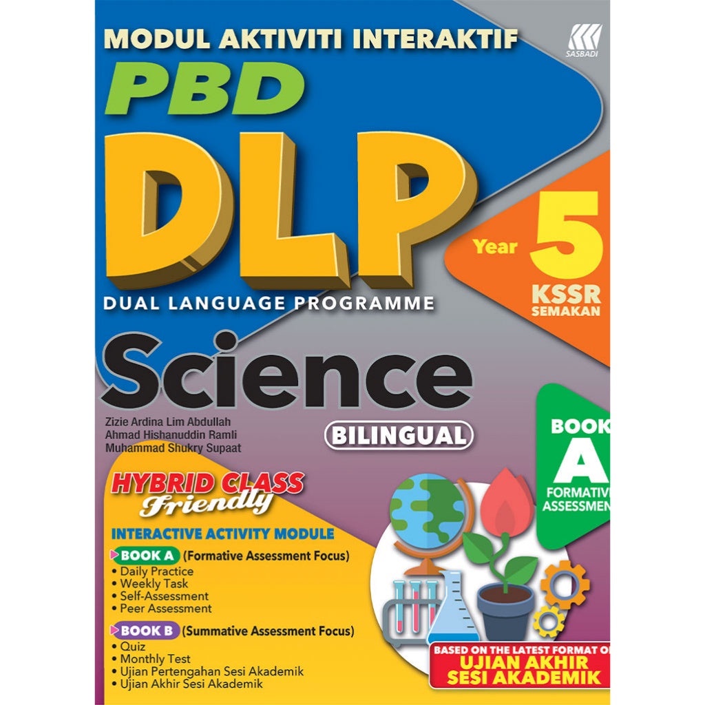 Sasbadi 2024: Latihan Modul Aktiviti Interaktif PBD DLP Sains / Science A+B Tahun / Year 5 ...