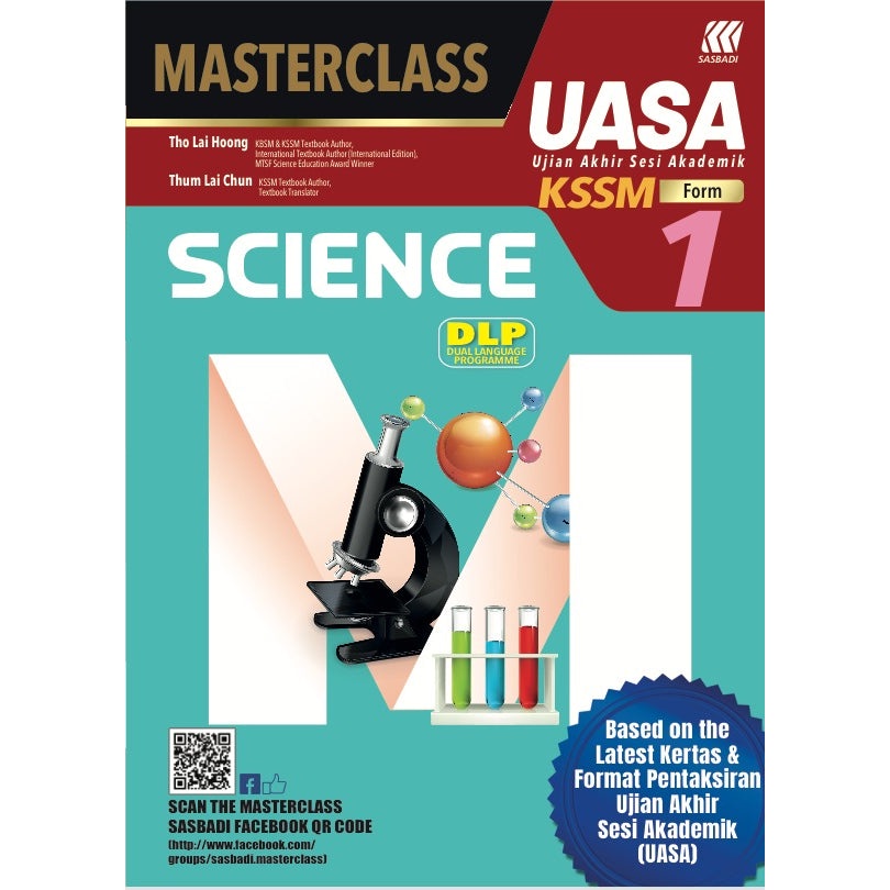 Sasbadi 2023: Rujukan MasterClass UASA KSSM Science Form 1 ...
