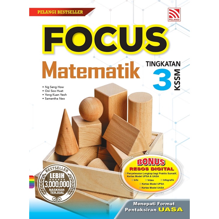 Pelangi 2023: Rujukan Focus PT3 Matematik Tingkatan 3 9786297557137 CC033033 | Shopee Malaysia