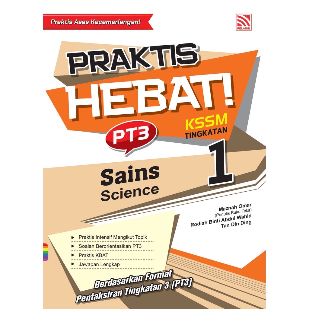 Pelangi 2022: Latihan Praktis Hebat Sains / Science Dwibahasa Tingkatan ...