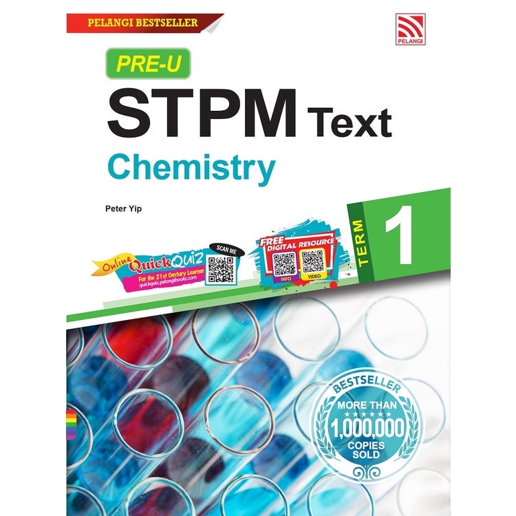 Pelangi 2022: Rujukan Pra-U / Pre-U Chemistry STPM Semester / Penggal ...