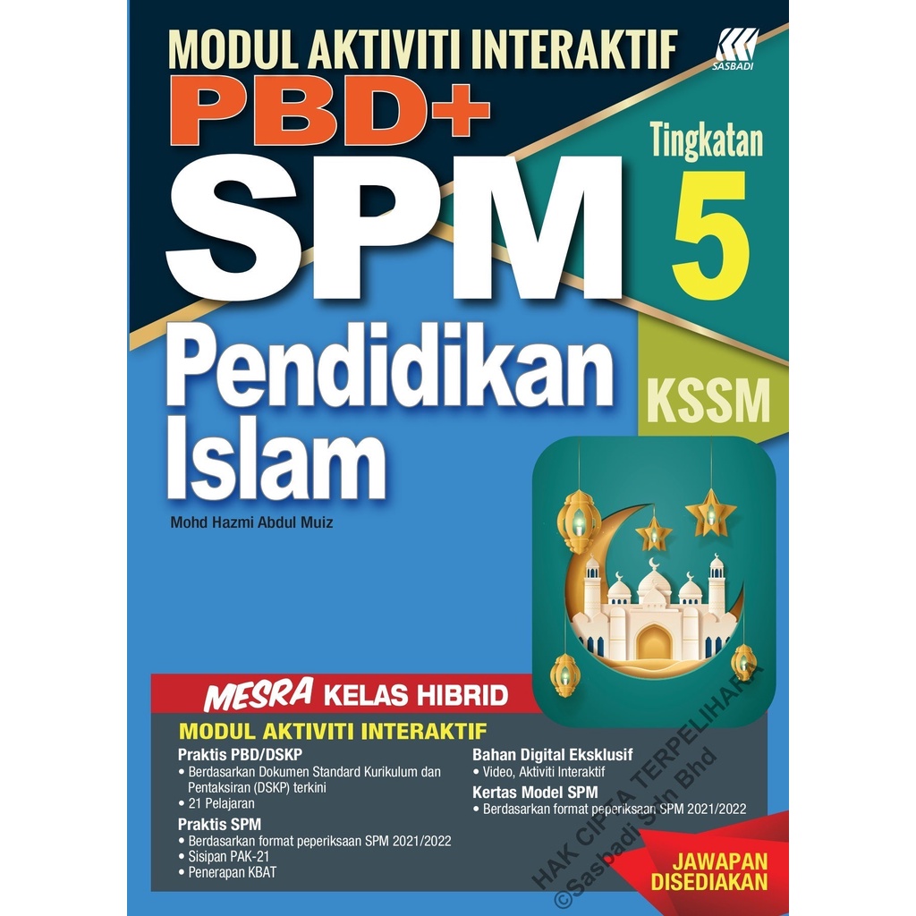 Sasbadi 2023: Latihan Modul Interaktif PBD SPM Pendidikan Islam ...