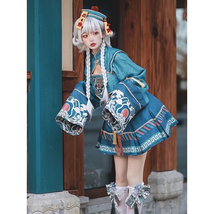 Sakura Lolita Zombie Dress Female Lolita JK Halloween cosplay cosplay樱姬lolita小僵尸服女洛丽塔JK万圣节cos ...