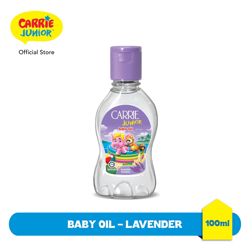 CARRIE Junior Baby Oil [100ml / 300ml] / Body Moisturizer / Body Cream ...
