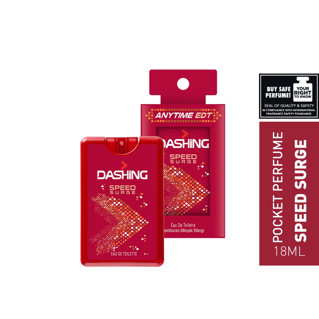 DASHING Pocket Perfume EDT Speed Surge (18ml) | Shopee Malaysia